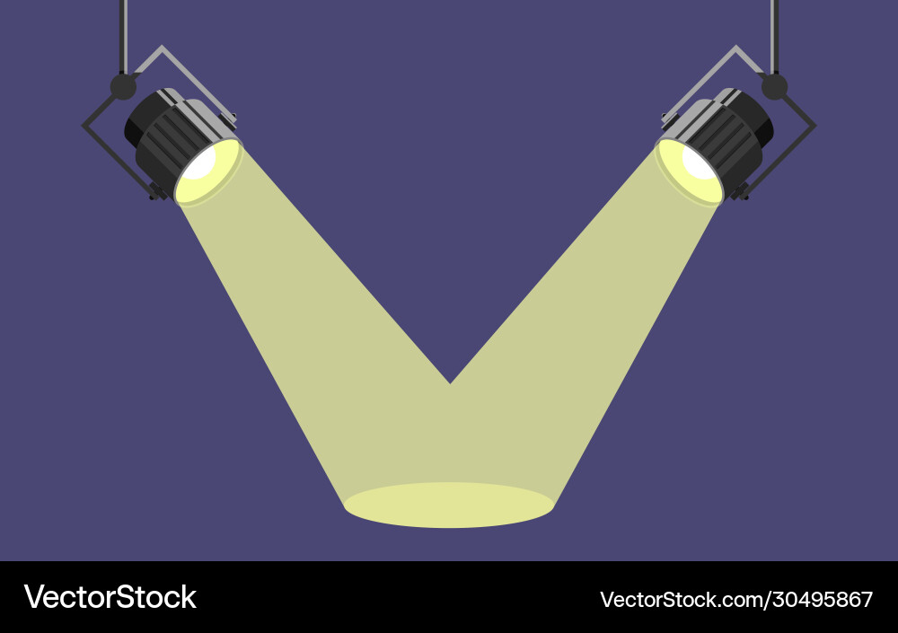 Spotlight design Royalty Free Vector Image - VectorStock
