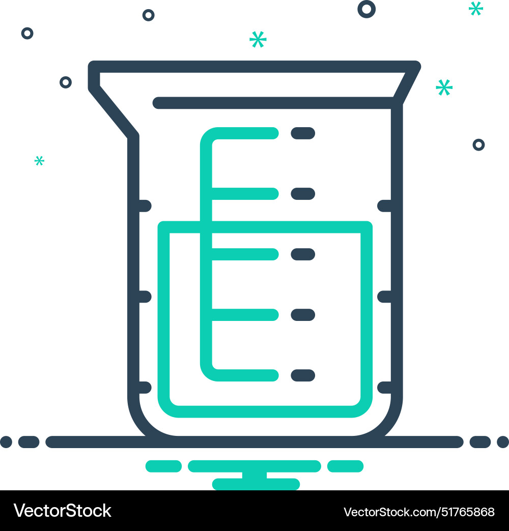Beaker Royalty Free Vector Image - VectorStock