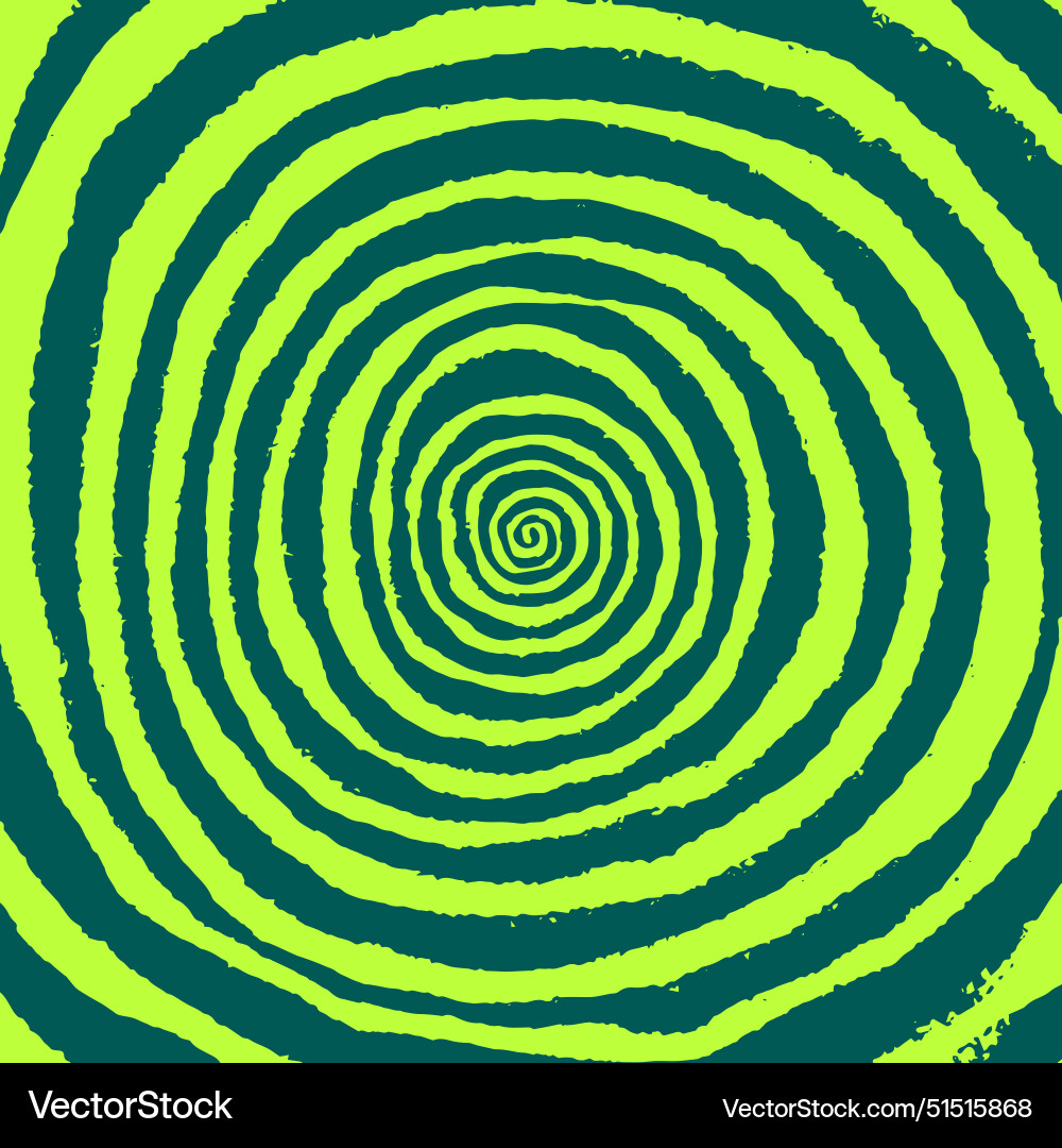 Monochrome psychedelic spiral pattern Royalty Free Vector