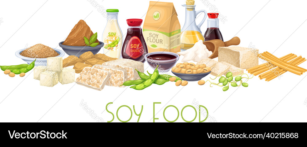 Soy food icon Royalty Free Vector Image - VectorStock