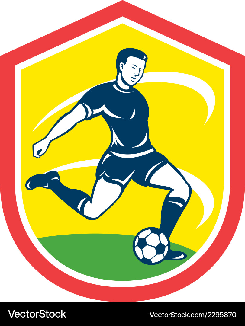 Soccer Crest Retro Vector Images (over 450)