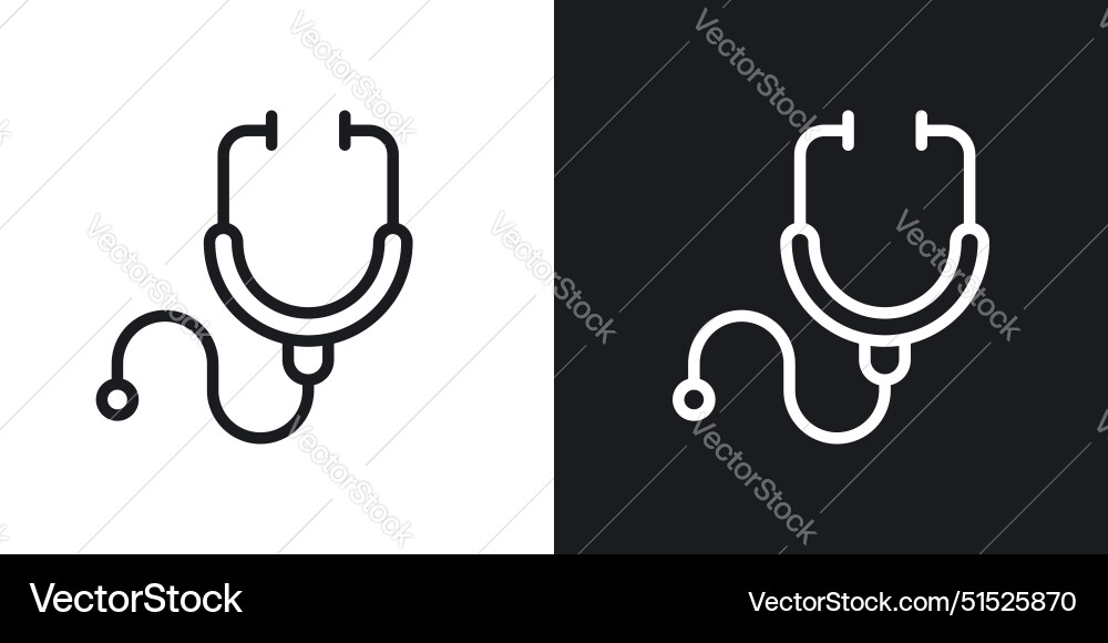 Stethoscope icon Royalty Free Vector Image - VectorStock