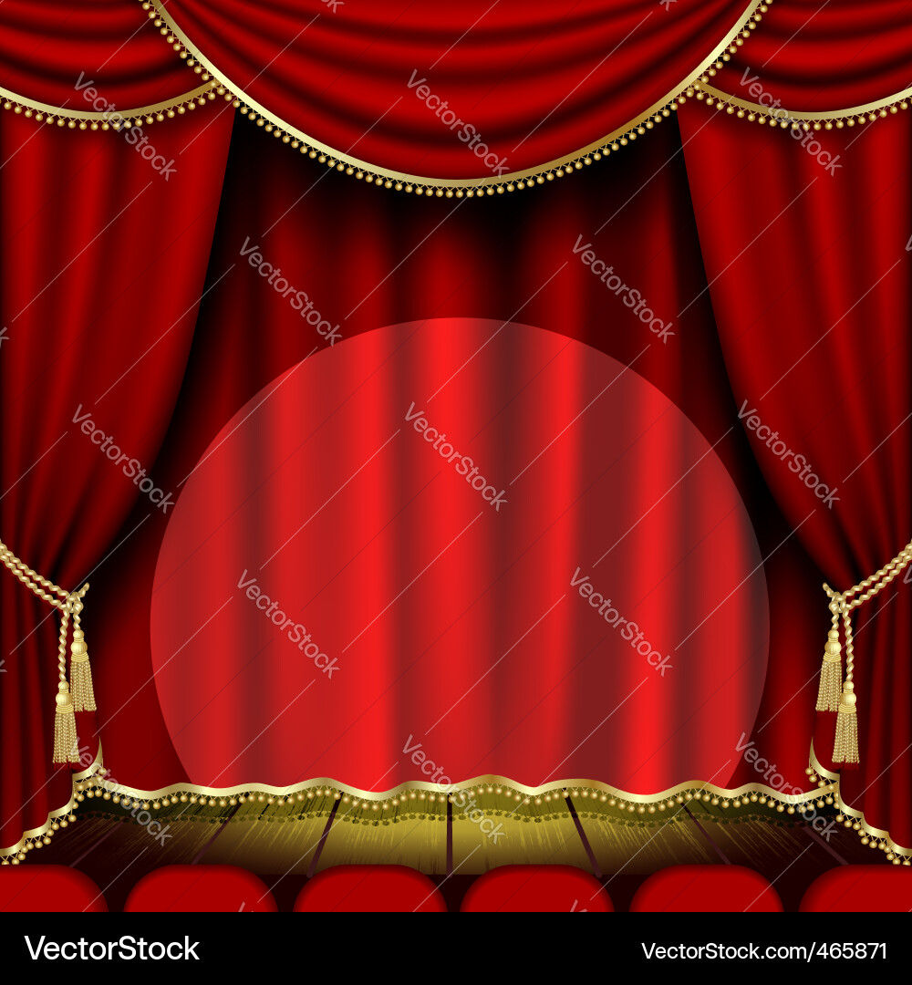 Show stage Royalty Free Vector Image - VectorStock