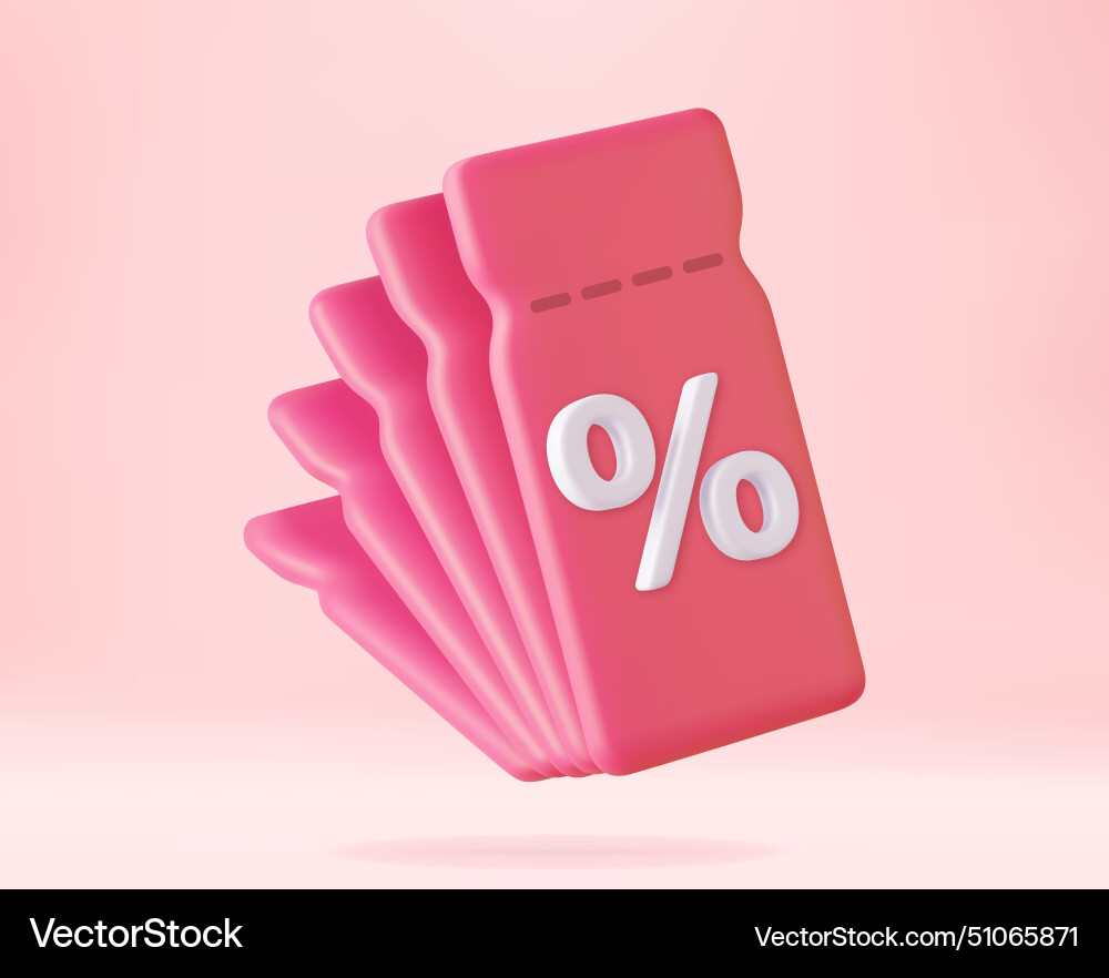 Voucher card cash back template design Royalty Free Vector