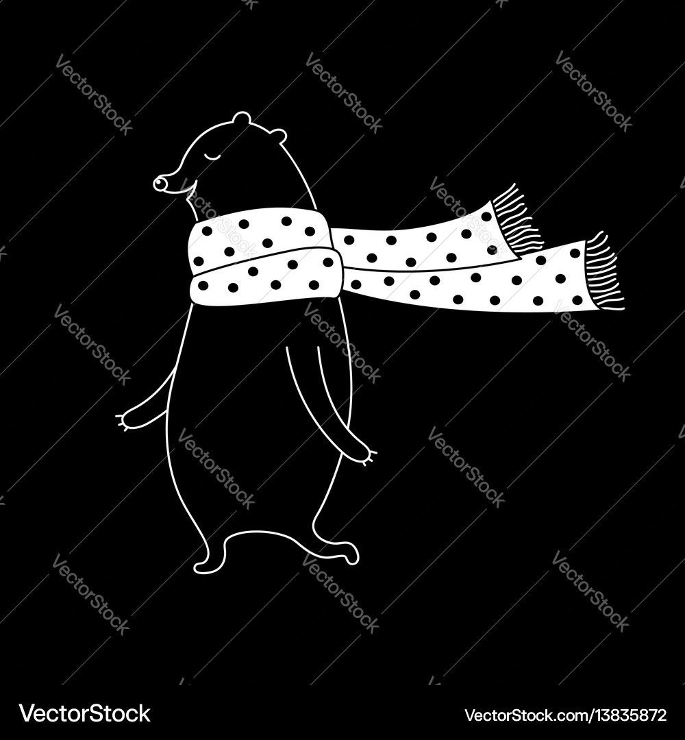 Cartoon bear Royalty Free Vector Image - VectorStock