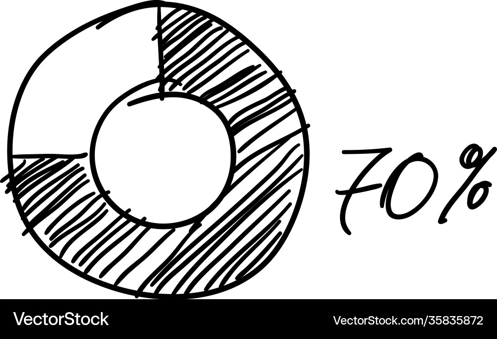 Hand drawn diagram Royalty Free Vector Image - VectorStock