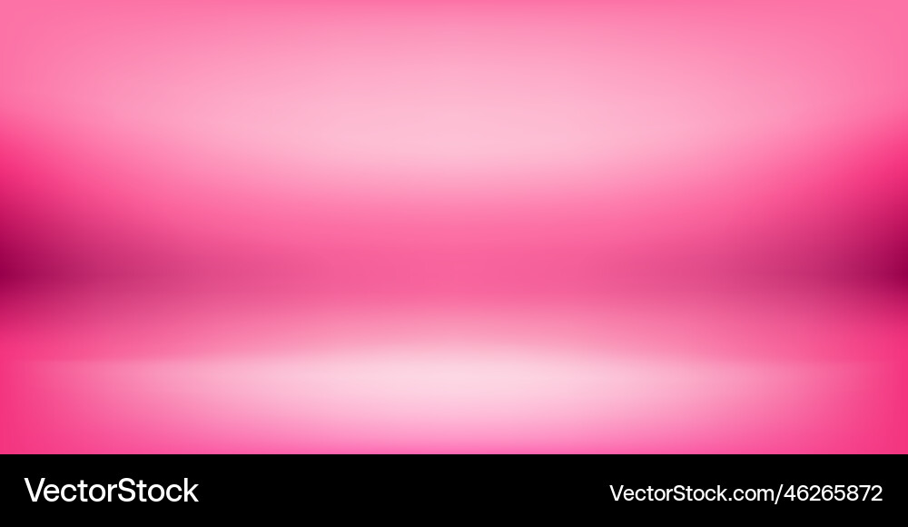 Pink background empty studio room for product Vector Image