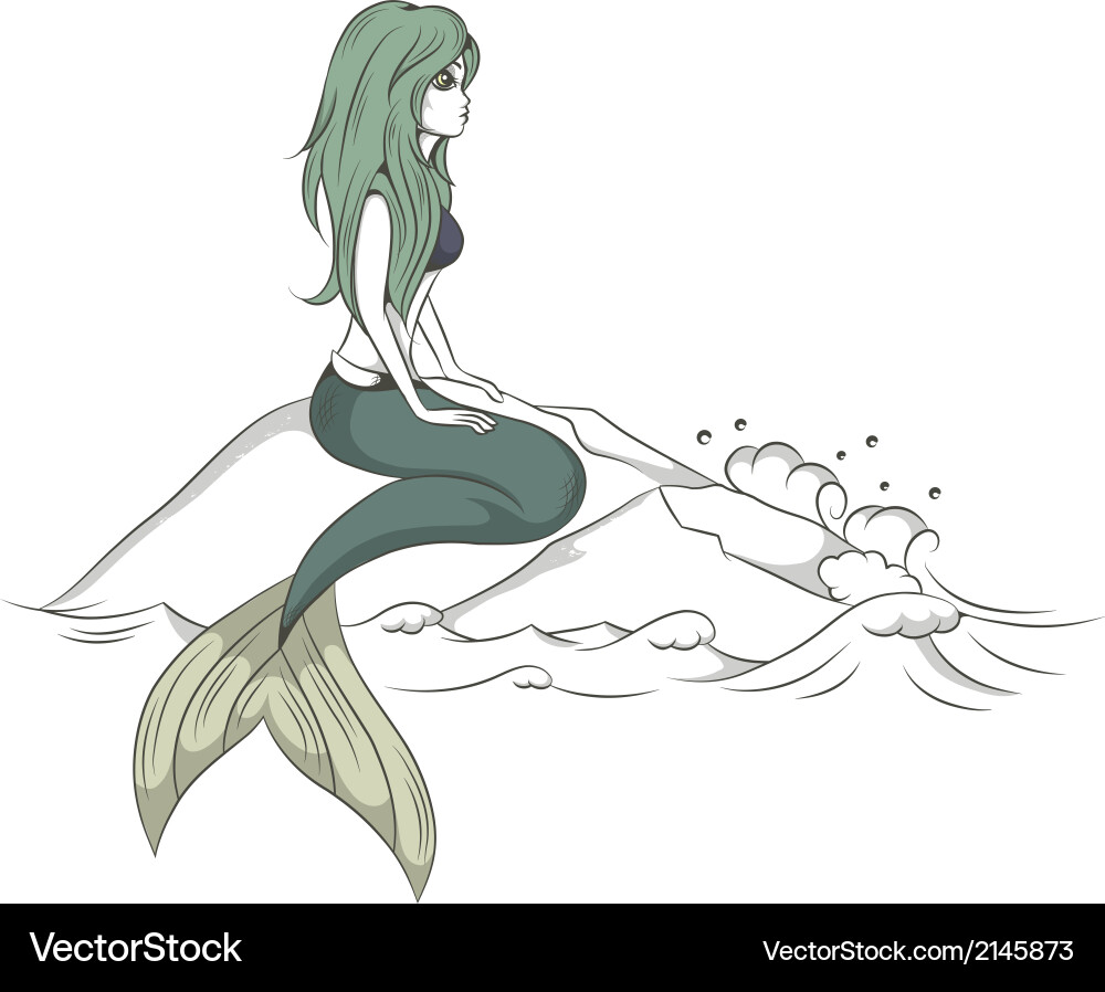 Mermaid Royalty Free Vector Image - VectorStock