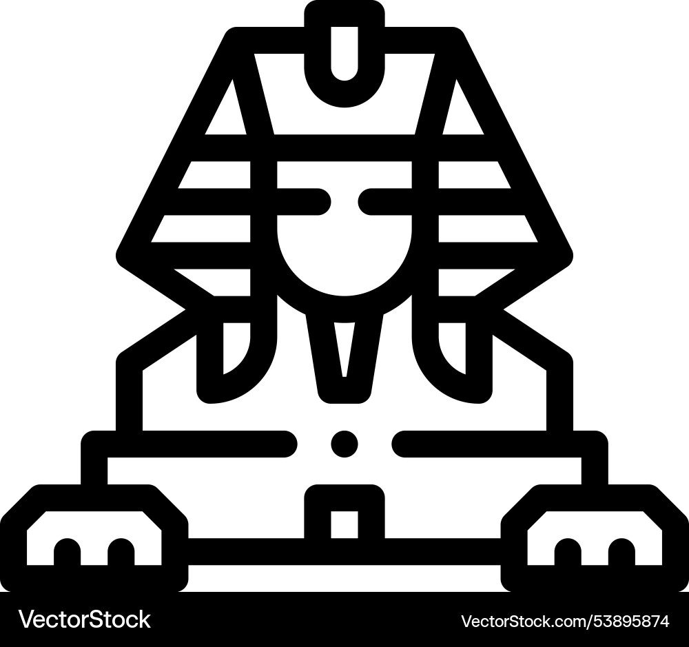 Greed icon thin linear style design isolated Vector Image