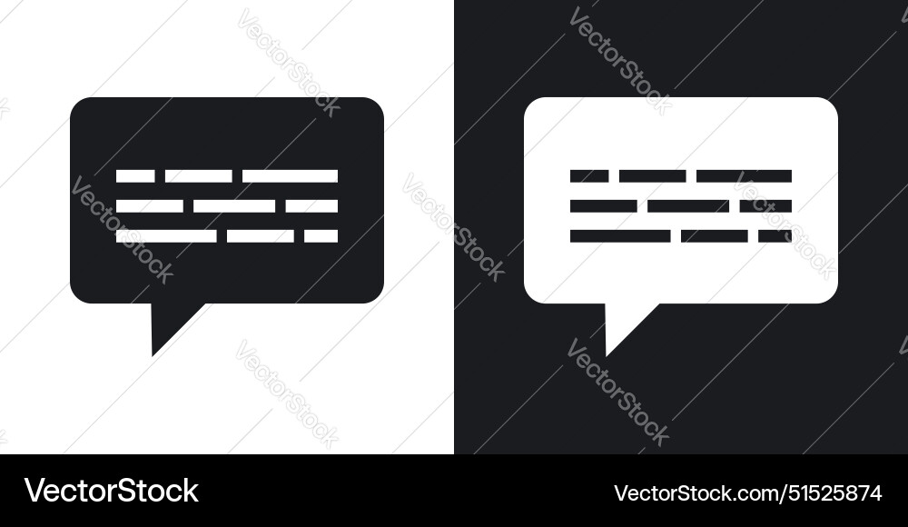 Subtitles icon Royalty Free Vector Image - VectorStock