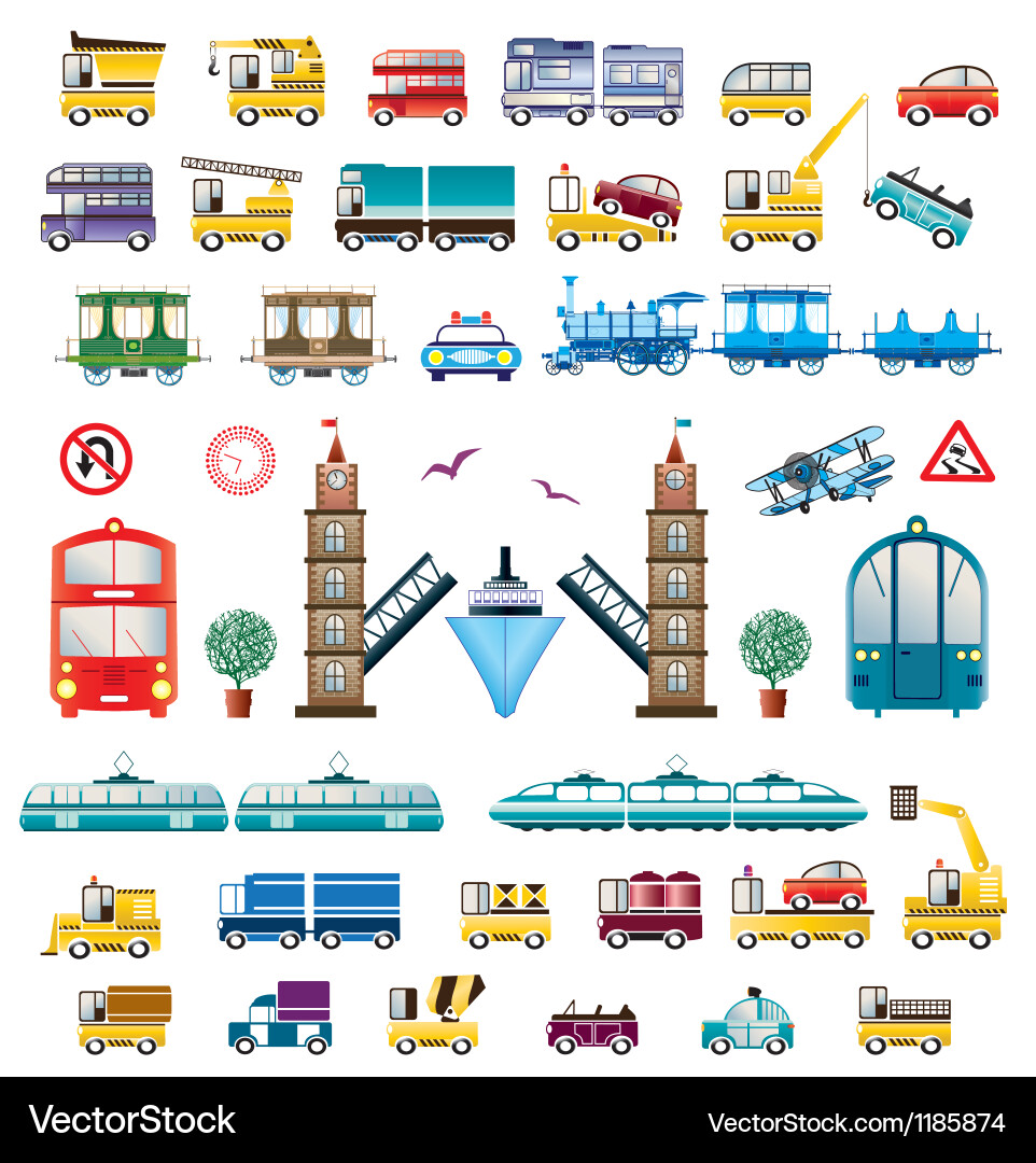 Transportation Royalty Free Vector Image - VectorStock