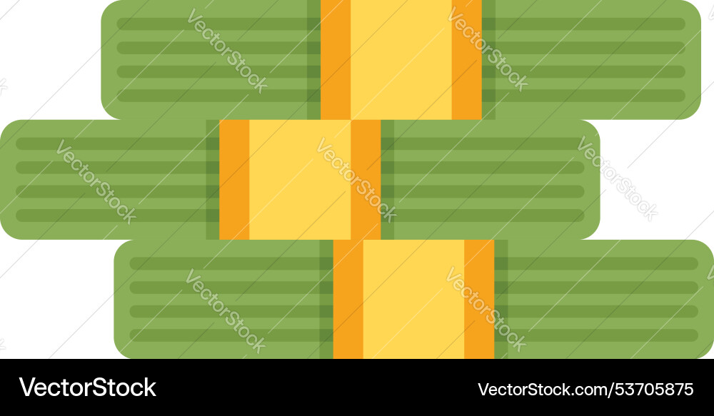 Stack of paper money financial Royalty Free Vector Image