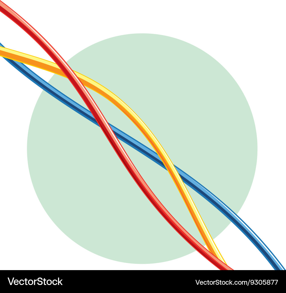 Colorful Wire Network Background Royalty Free Vector Image