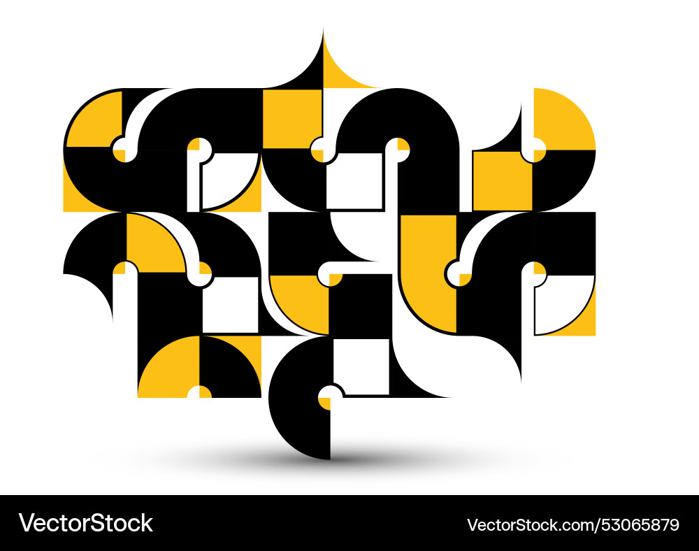 Abstract geometric background tech engineering Vector Image