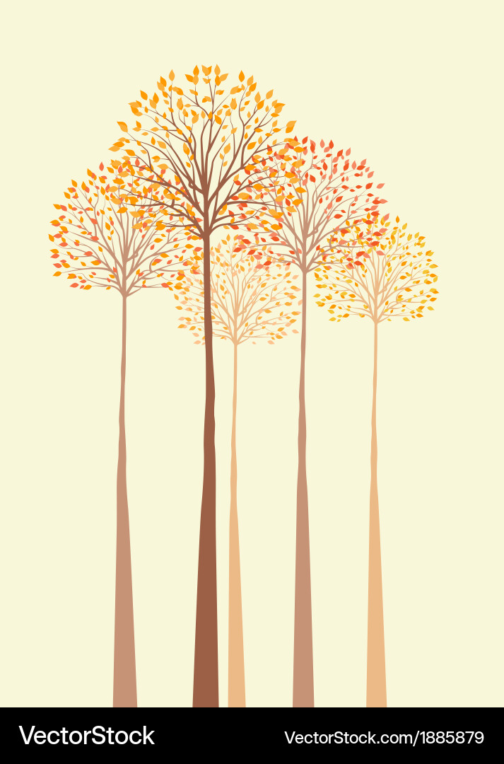 Trees Royalty Free Vector Image - VectorStock