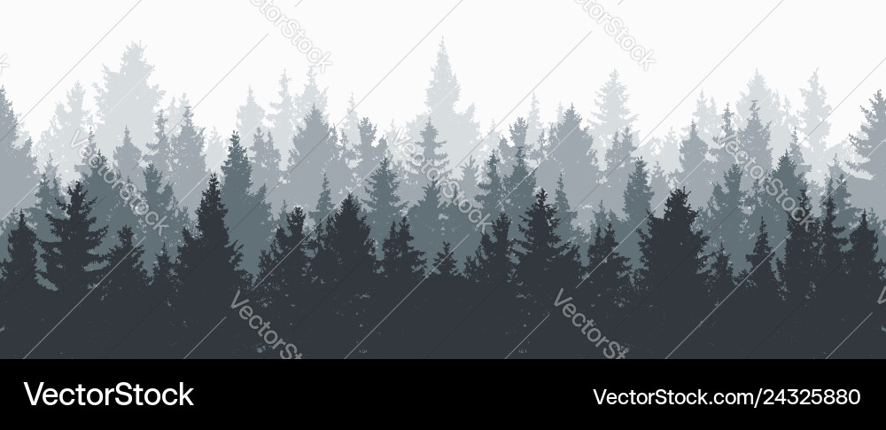 Forest background Royalty Free Vector Image - VectorStock