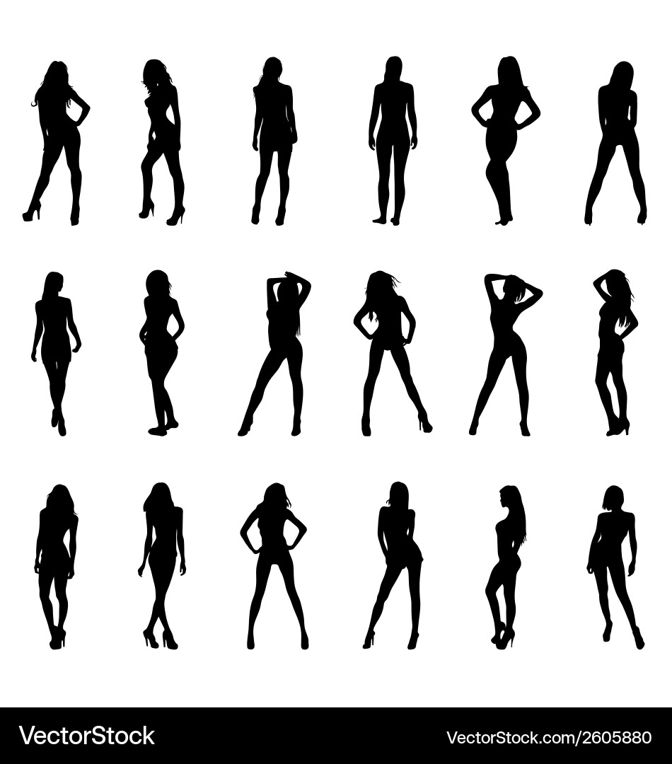 Sexy girls Royalty Free Vector Image - VectorStock
