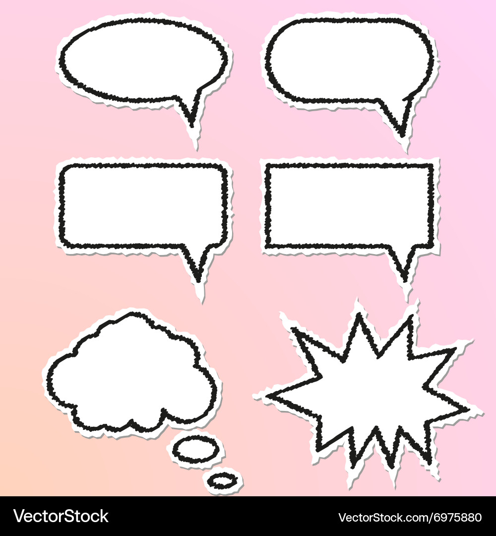 Speech balloon Royalty Free Vector Image - VectorStock