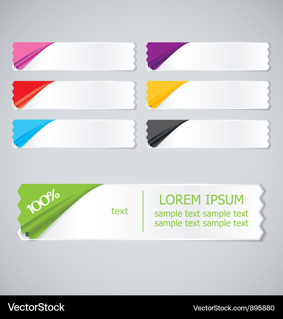 Stickers Royalty Free Vector Image - VectorStock