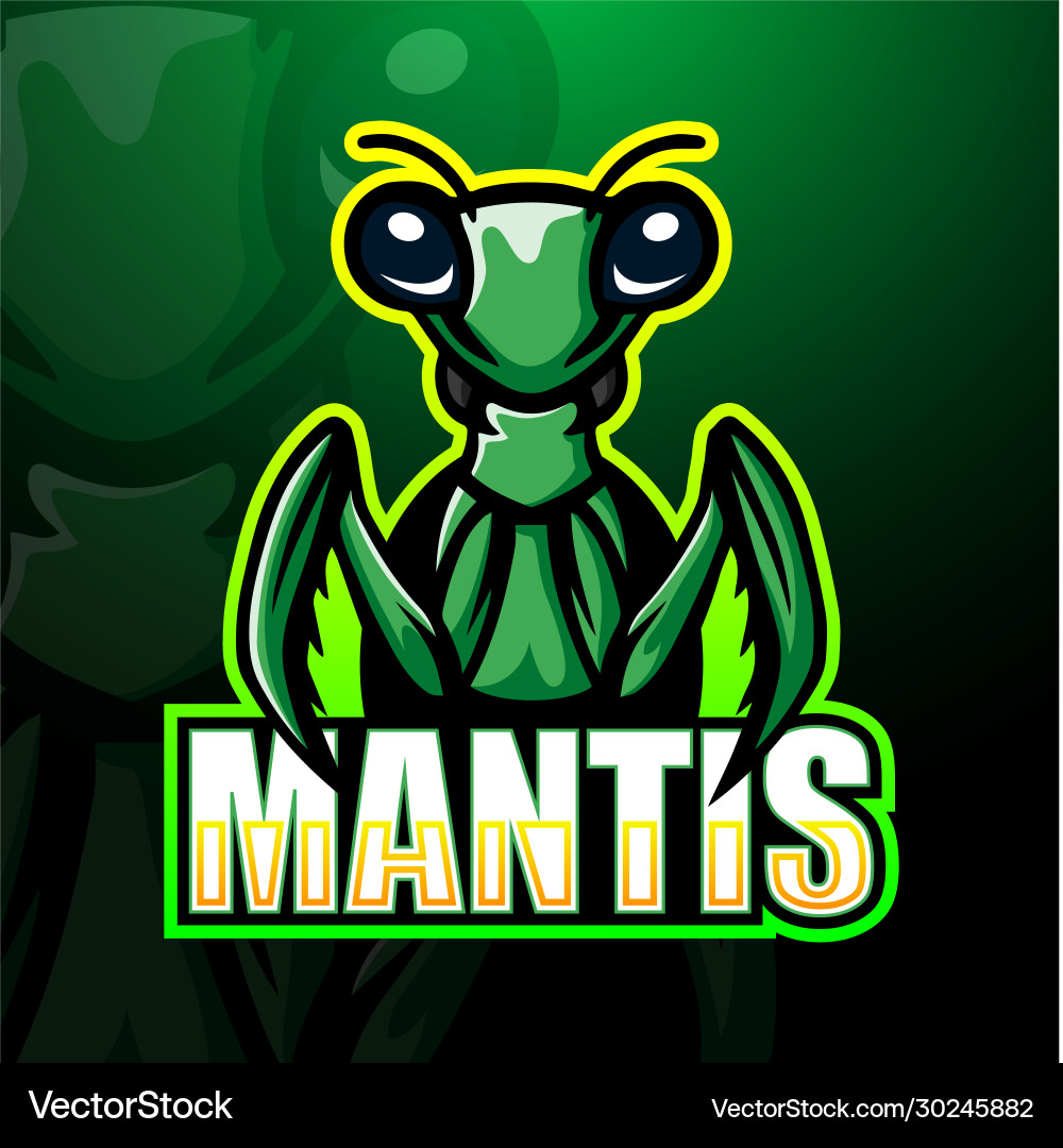 Mantis Esports Logo Royalty Free Vector Image - VectorStock