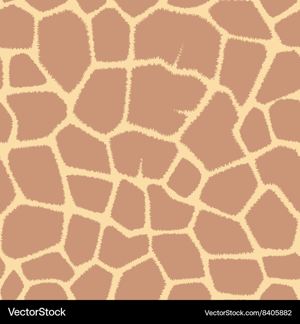 Seamless giraffe pattern Royalty Free Vector Image