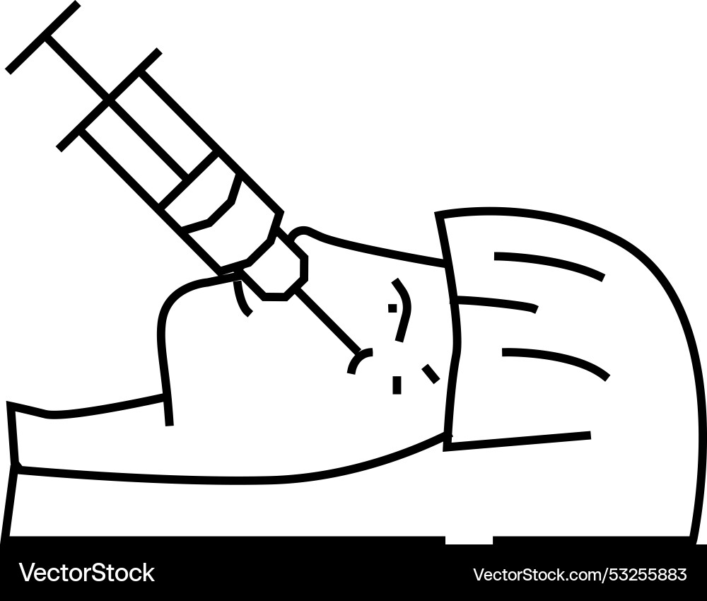 Blanching procedure line icon Royalty Free Vector Image