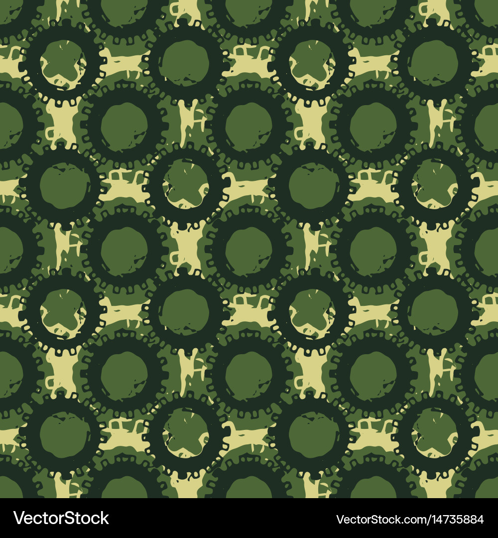 Khaki Camouflage Pattern Royalty Free Vector Image