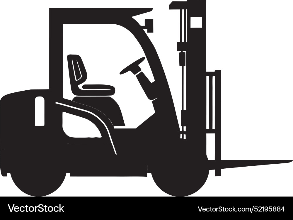 Mastering forklift maneuvering techniques Vector Image