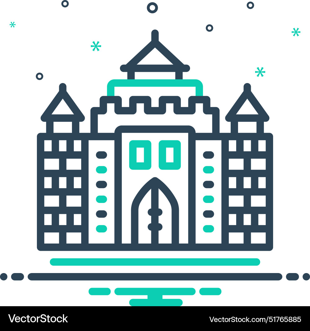 Castle Royalty Free Vector Image - VectorStock
