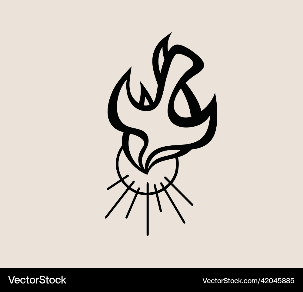 Holy spirit icon Royalty Free Vector Image - VectorStock