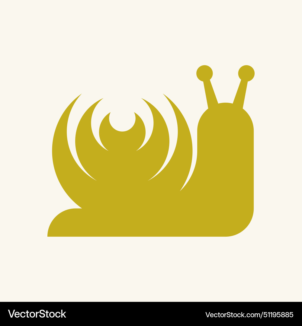 Snail logo Royalty Free Vector Image - VectorStock