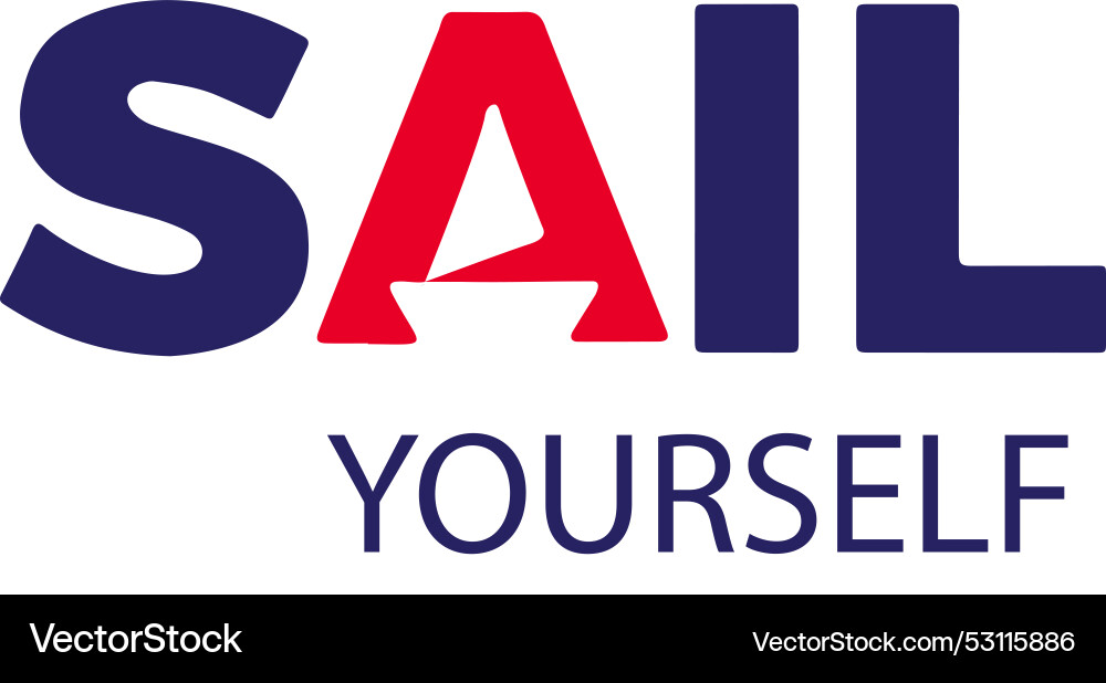 Creative sail themed logo designs Royalty Free Vector Image