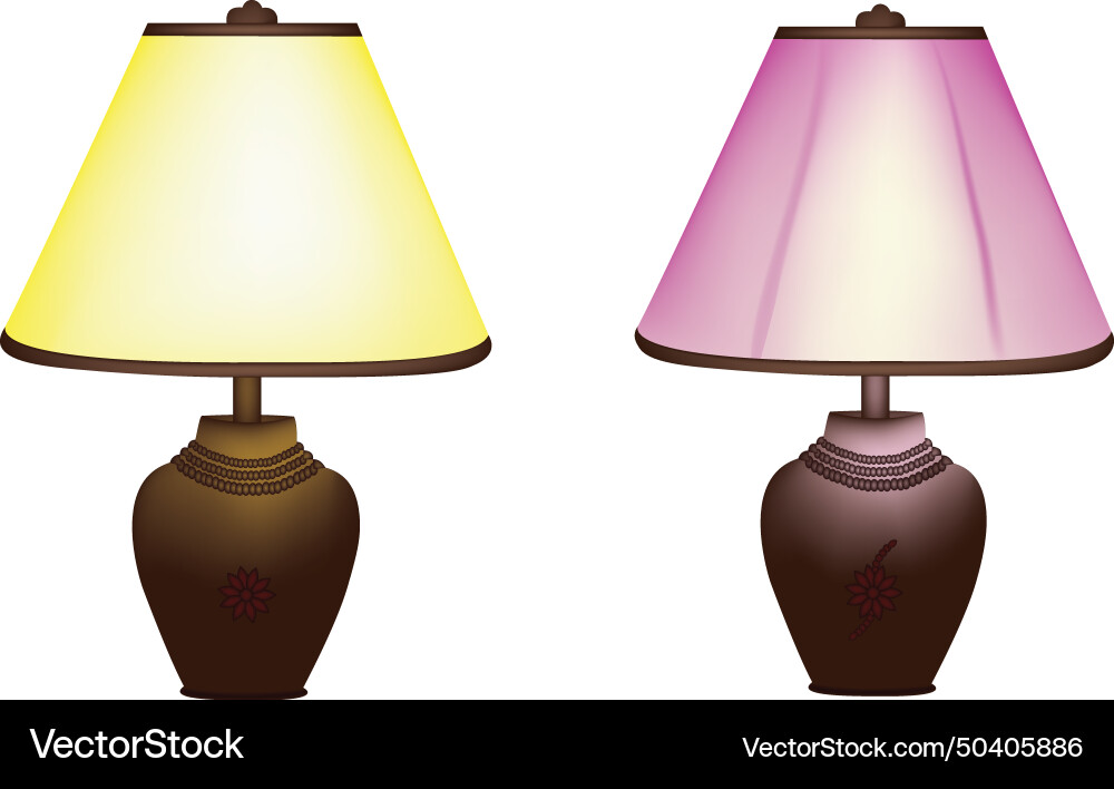 Table lamp design Royalty Free Vector Image - VectorStock