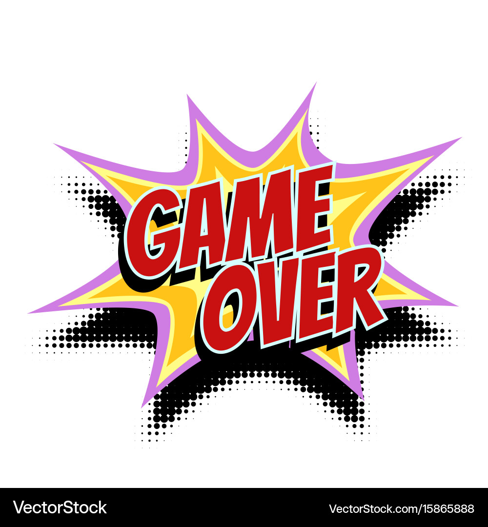 End Comic Book Vector Images (55)