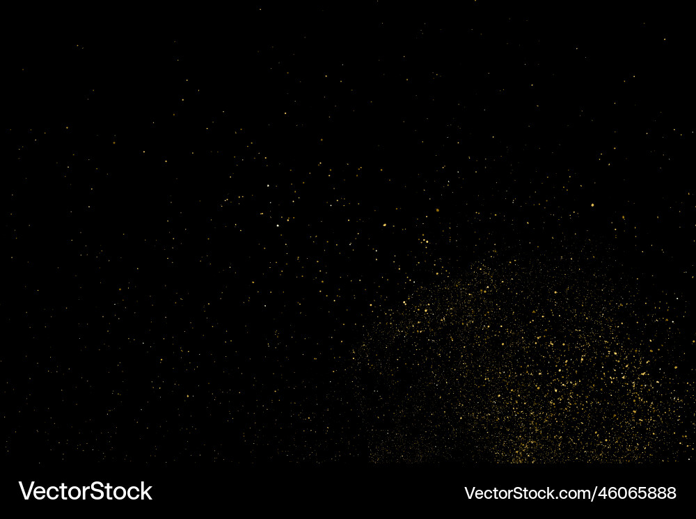 Golden stardust Royalty Free Vector Image - VectorStock