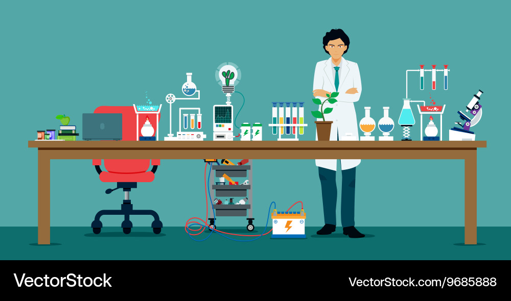 Scientist Royalty Free Vector Image - VectorStock