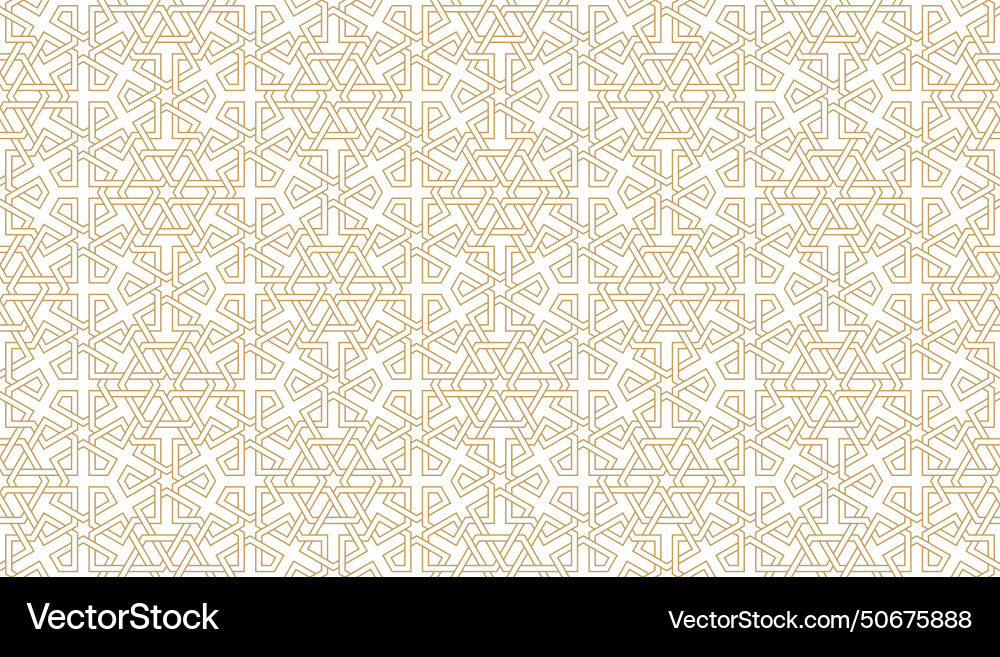 Seamless geometric pattern in authentic arabian Vector Image