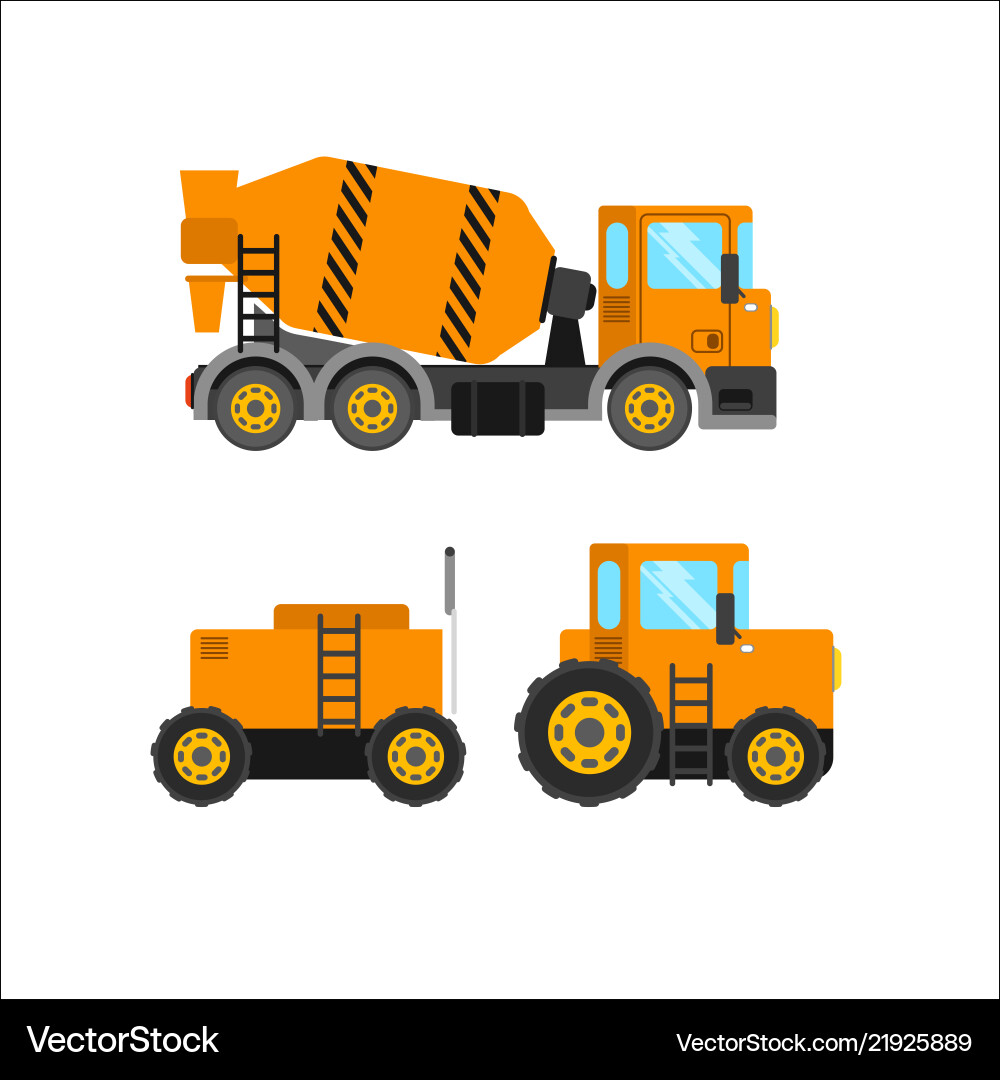 Construction machinery Royalty Free Vector Image