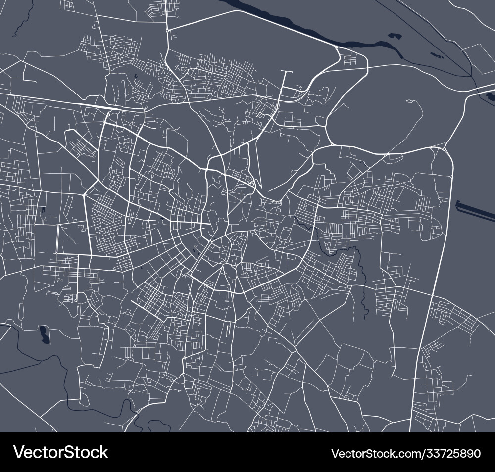 Samarkand City Map - Uzbekistan Royalty Free Vector Image
