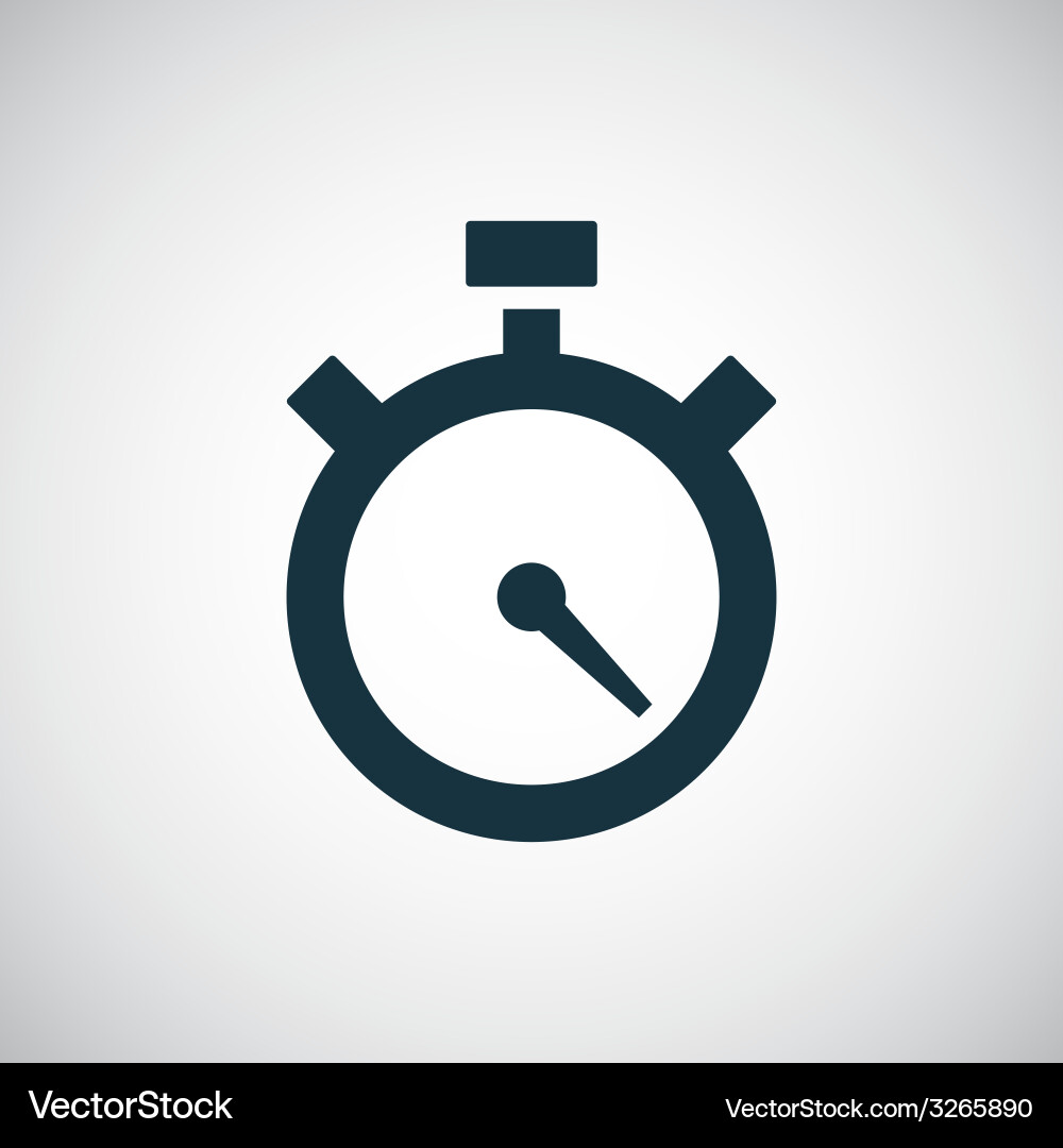 Stopwatch Icon Royalty Free Vector Image - VectorStock