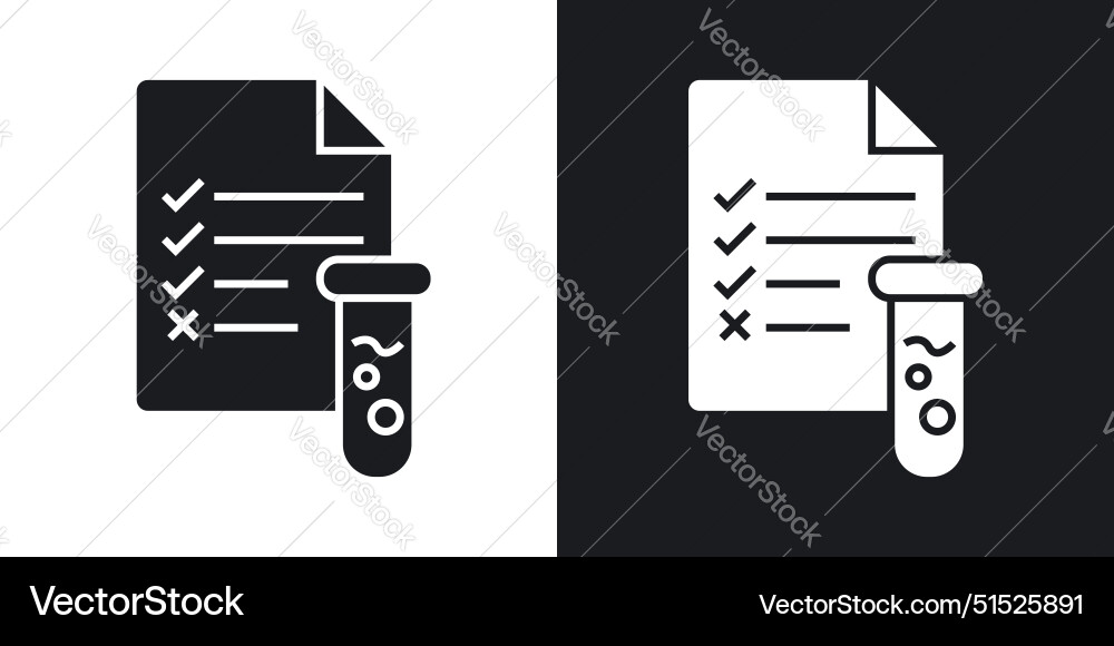 Test icon Royalty Free Vector Image - VectorStock