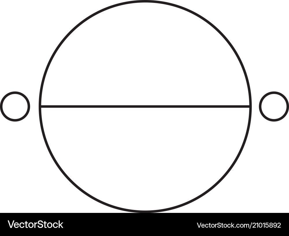 Karma astrology icon Royalty Free Vector Image