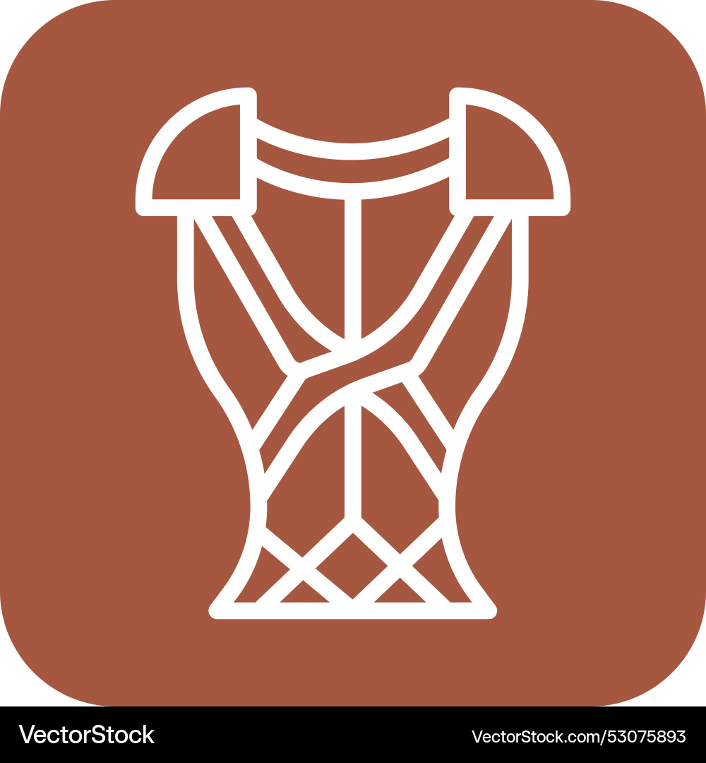 Armor icon design Royalty Free Vector Image - VectorStock