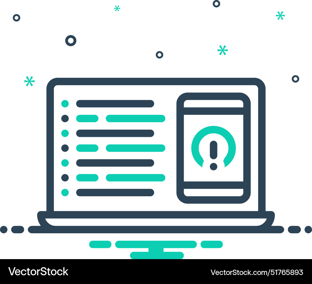 Code Issue Royalty Free Vector Image Vectorstock 