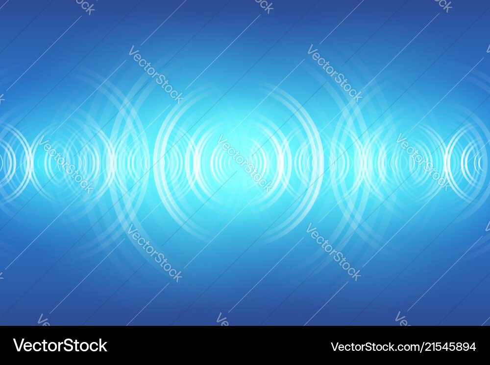 Abstract digital sound wave background Royalty Free Vector