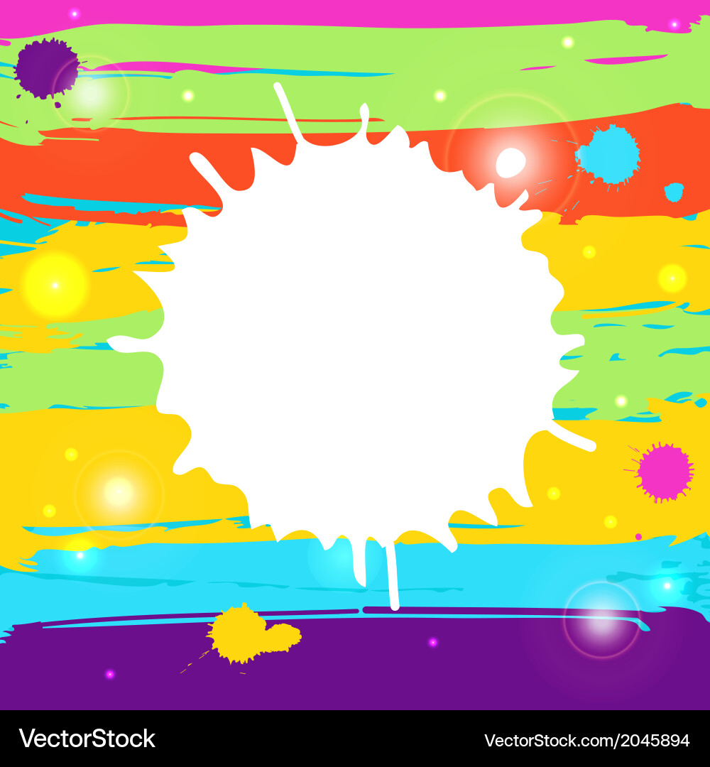 Splash background Royalty Free Vector Image - VectorStock