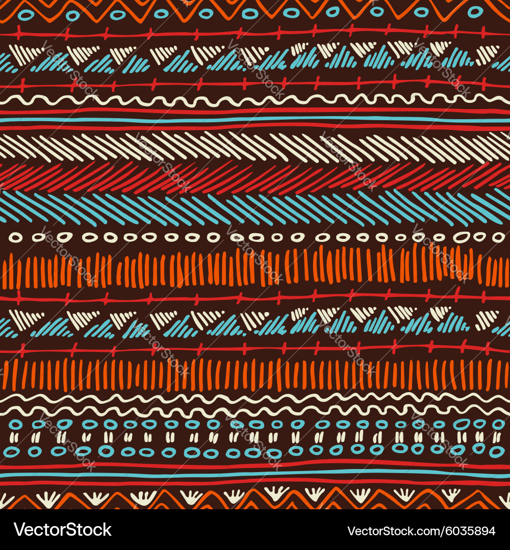 Tribal Striped Pattern Royalty Free Vector Image