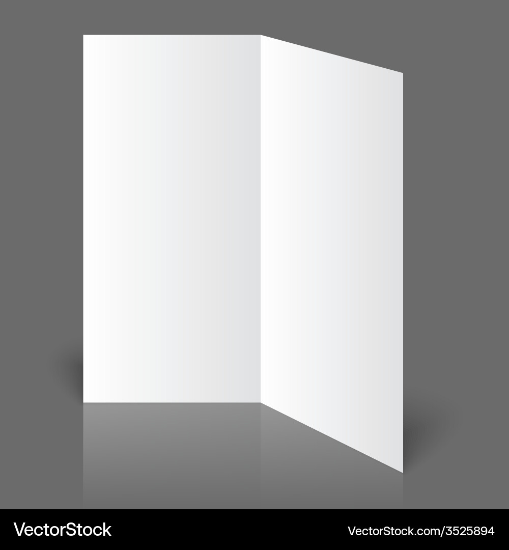 White blank Royalty Free Vector Image - VectorStock