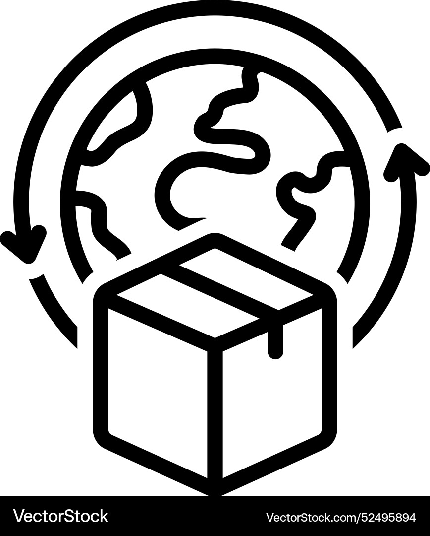 World wide delivery Royalty Free Vector Image - VectorStock