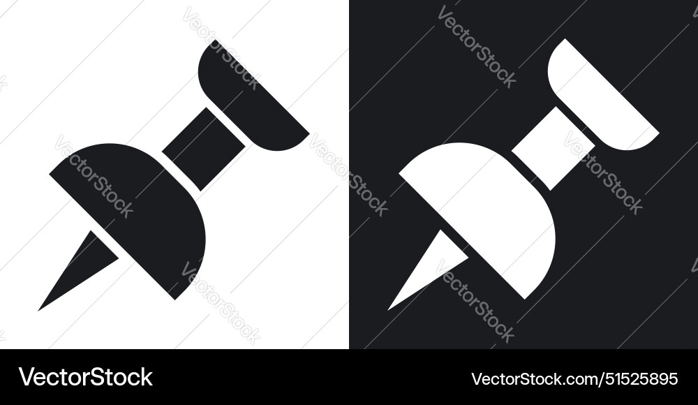 Thumbtack icon Royalty Free Vector Image - VectorStock